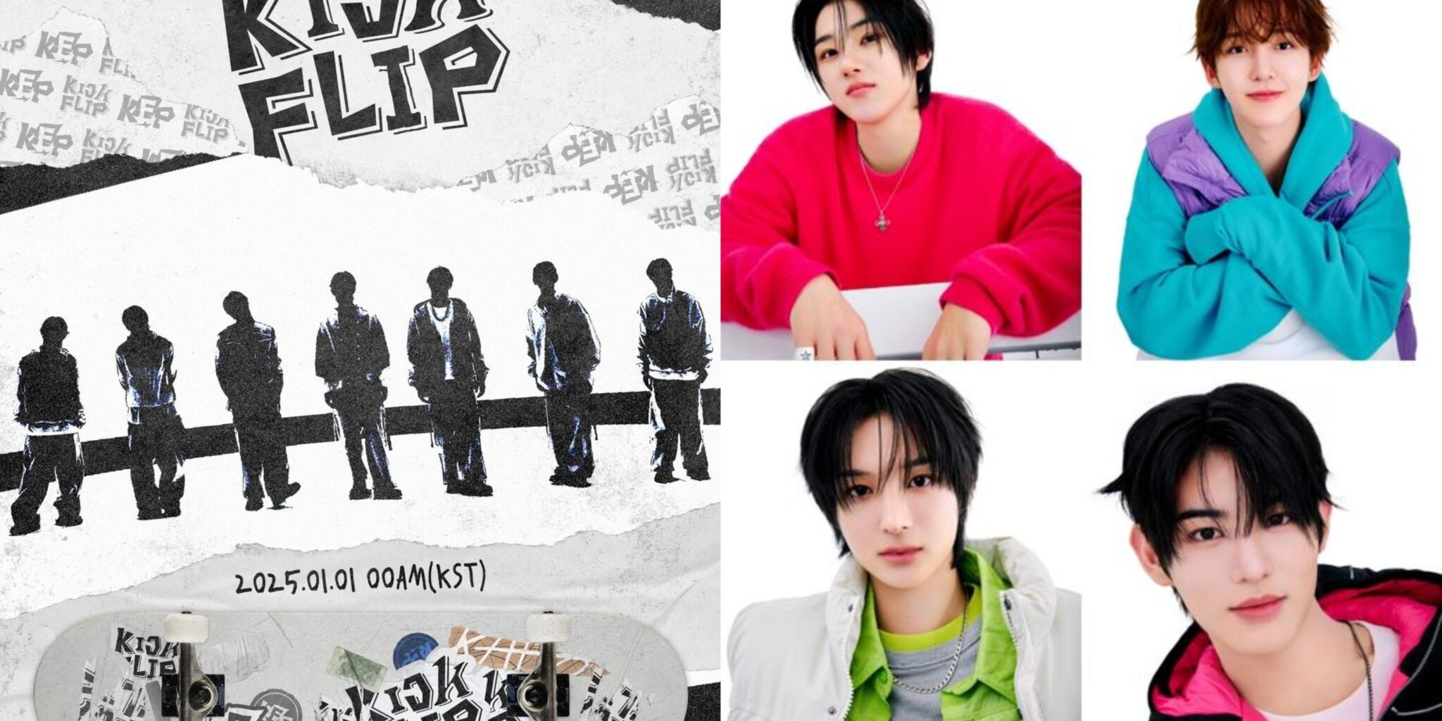 KickFlip: JYP’s New Boy Group Set to Debut with ‘Flip it, Kick it ...