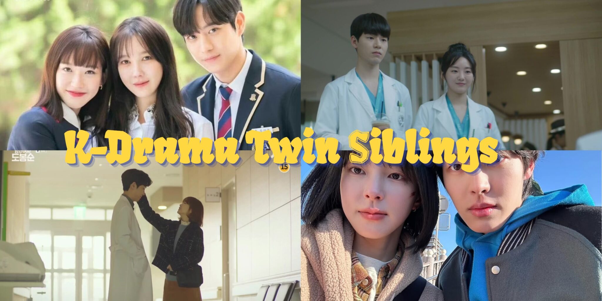 K-Drama Most Memorable Twins Roles: Twin Trouble - KDramaWave